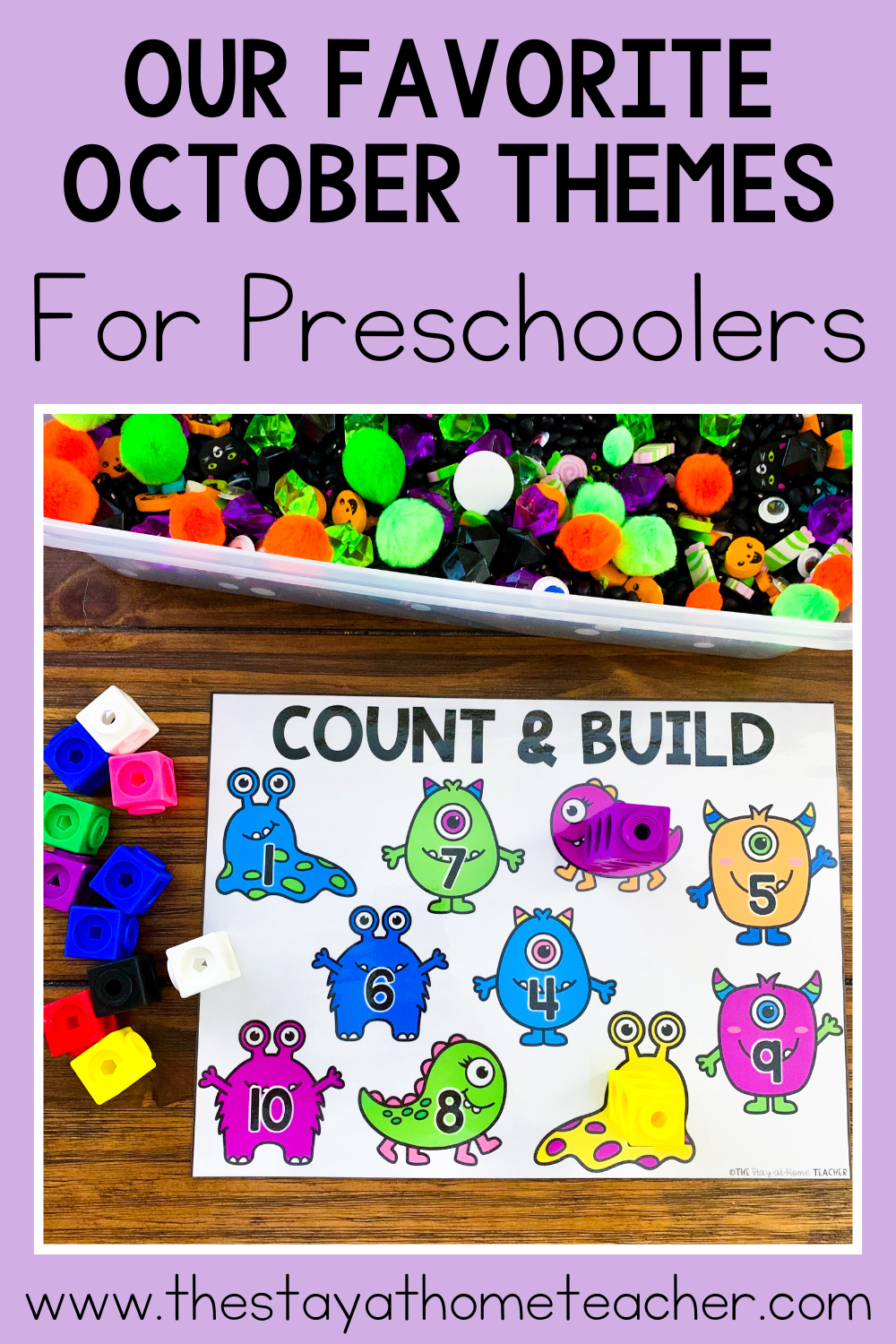 4 Exciting October Preschool Themes for Math, Literacy and Fine Motors ...