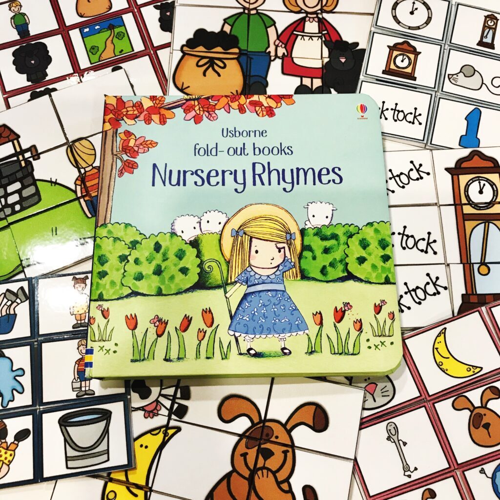 Nursery Rhymes Sensory Bins - The Stay-at-Home Teacher
