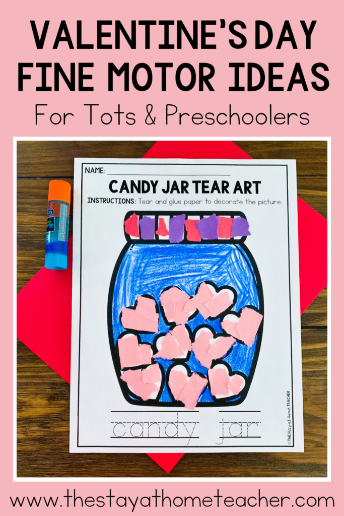 Valentine's Day Sensory Bins and Fine Motor Activities - The Stay-at ...