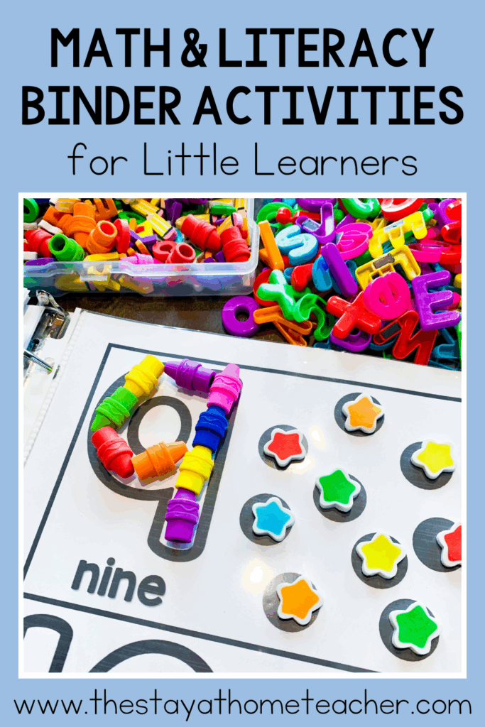 7 Helpful Ways to Use a Math and Literacy Binder - The Stay-at-Home Teacher