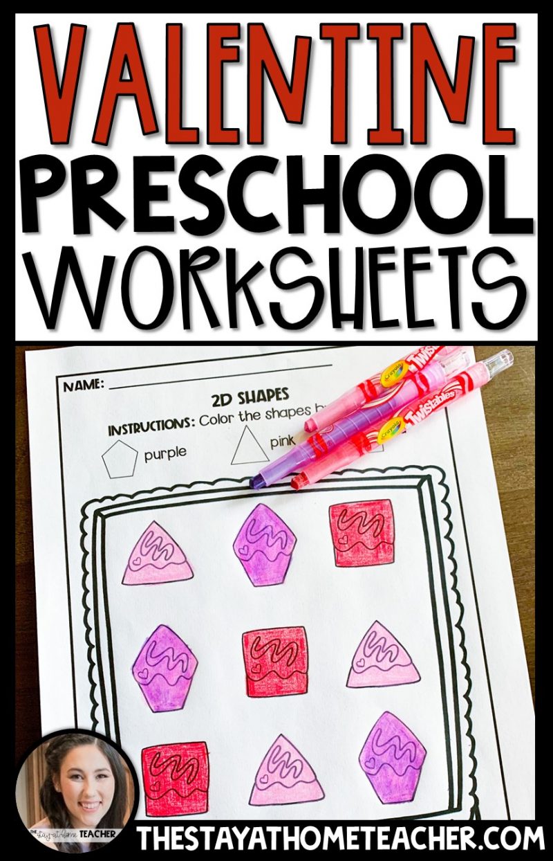 NO PREP Math and Literacy Worksheets for Little Learners - The Stay-at ...