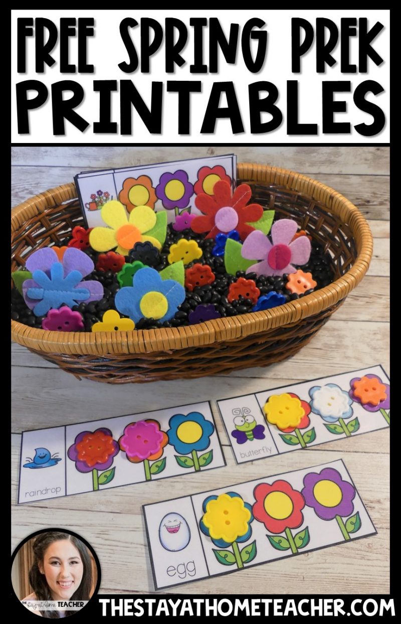 FREE Spring Activities for Little Learners - The Stay-at-Home Teacher