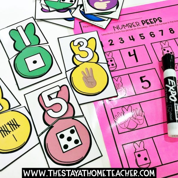 Spring Math and Literacy Activities for Preschoolers - The Stay-at-Home ...