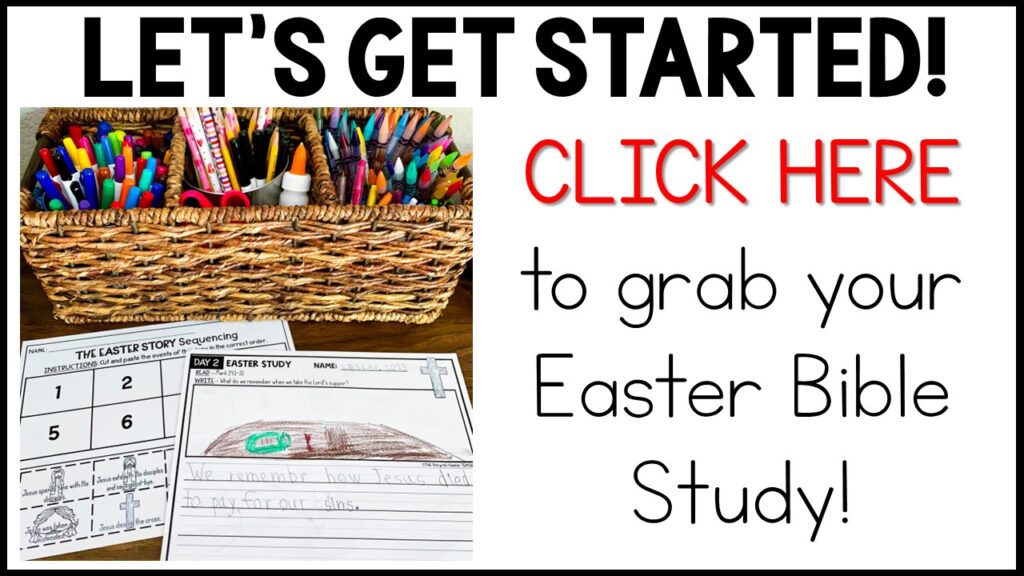 Easter Bible Study: 8 Fun Days of Learning for Children - The Stay-at ...