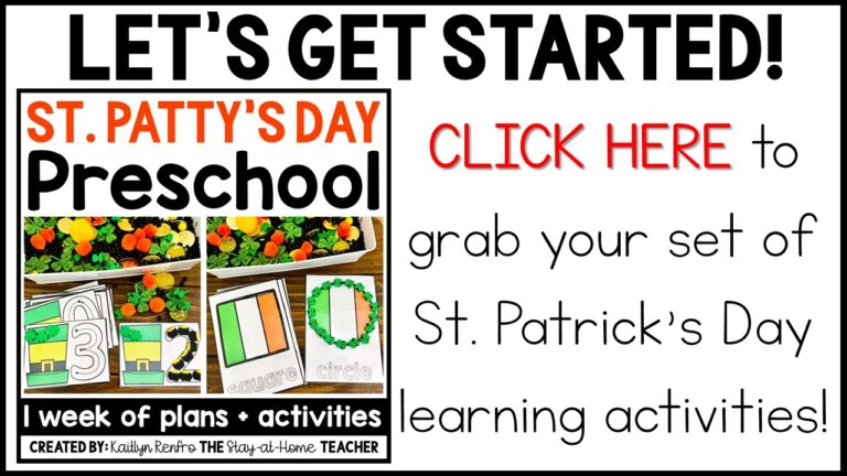 15 Exciting St. Patrick's Day Preschool Centers with Lesson Plans - The ...
