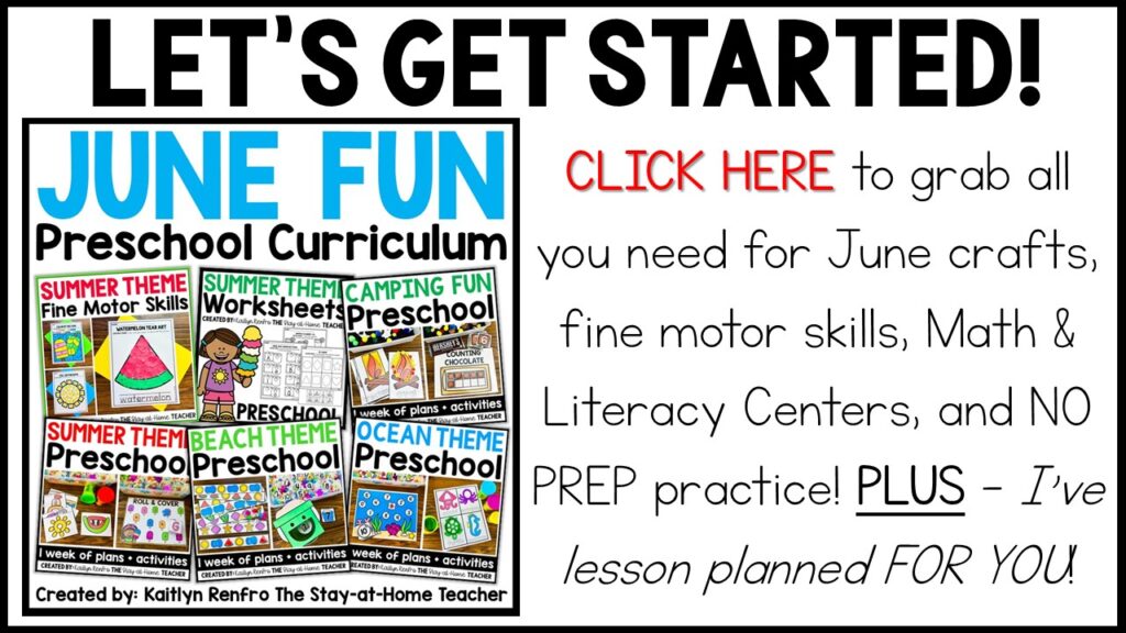 Camping Preschool Theme with 15 Fun Math & Literacy Activities - The ...