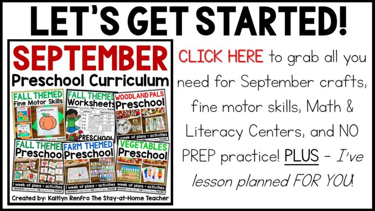 Vegetables Preschool Theme with 15 Fun Math & Literacy Activities - The ...