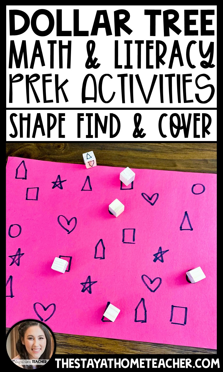 Dollar Tree Wooden Blocks Math and Literacy Activities for Preschoolers ...