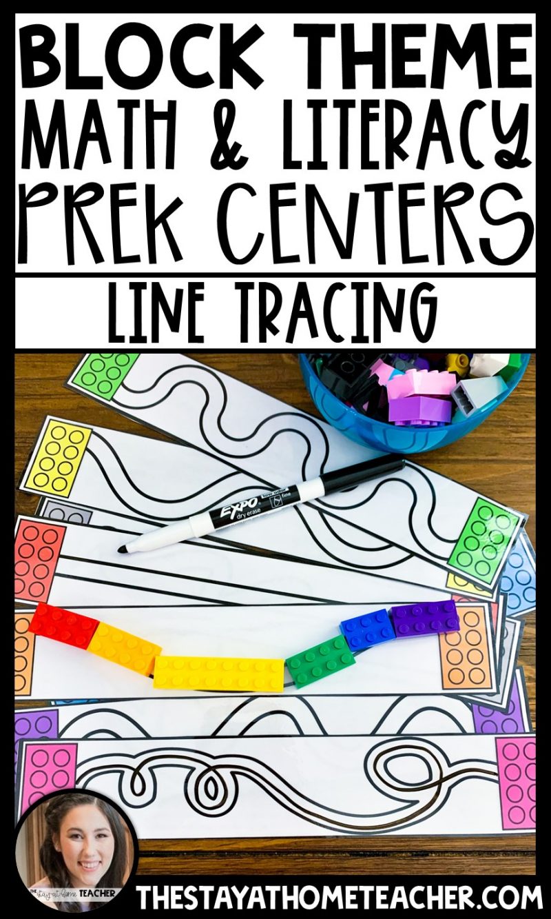 Building Block Themed Math and Literacy Centers for Preschoolers - The ...