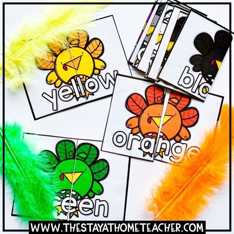 Thanksgiving Themed Math and Literacy Activities for Preschool and ...