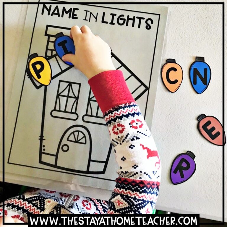 Christmas Themed Math and Literacy Activities for Prekindergarten and ...