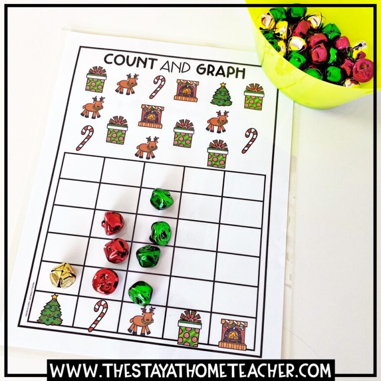Christmas Themed Math and Literacy Activities for Prekindergarten and ...