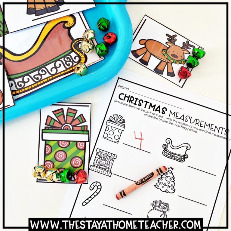 Christmas Themed Math and Literacy Activities for Prekindergarten and ...