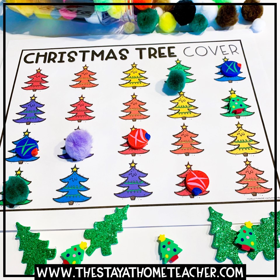 Christmas Themed Math and Literacy Activities for Prekindergarten and ...
