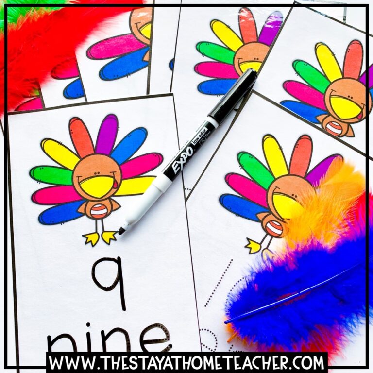 Thanksgiving Themed Math and Literacy Activities for Preschool and ...