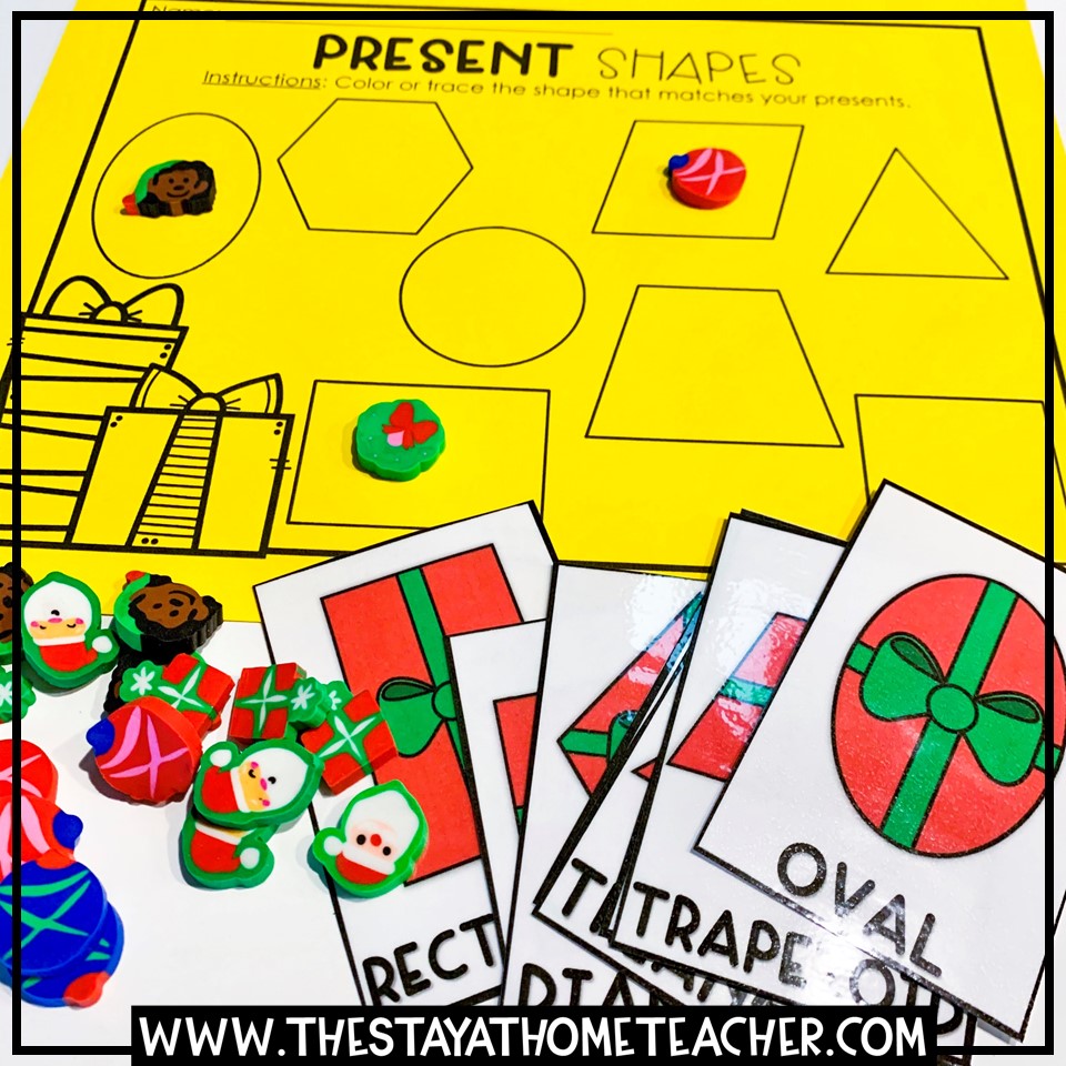 Christmas Themed Math and Literacy Activities for Prekindergarten and ...