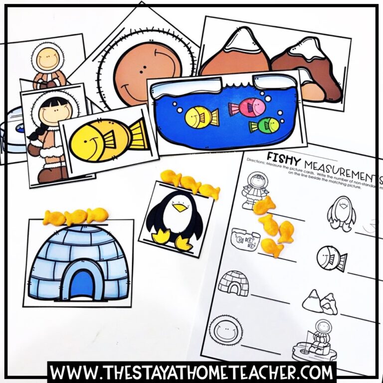 Winter Math and Literacy Centers for Preschooler and Kindergarten - The ...