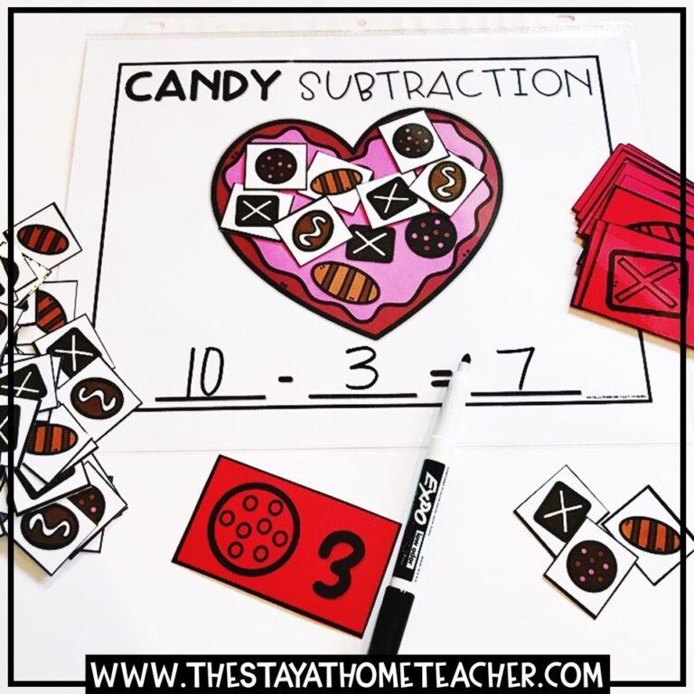 Valentine's Day Math and Literacy Activities for Preschool and ...