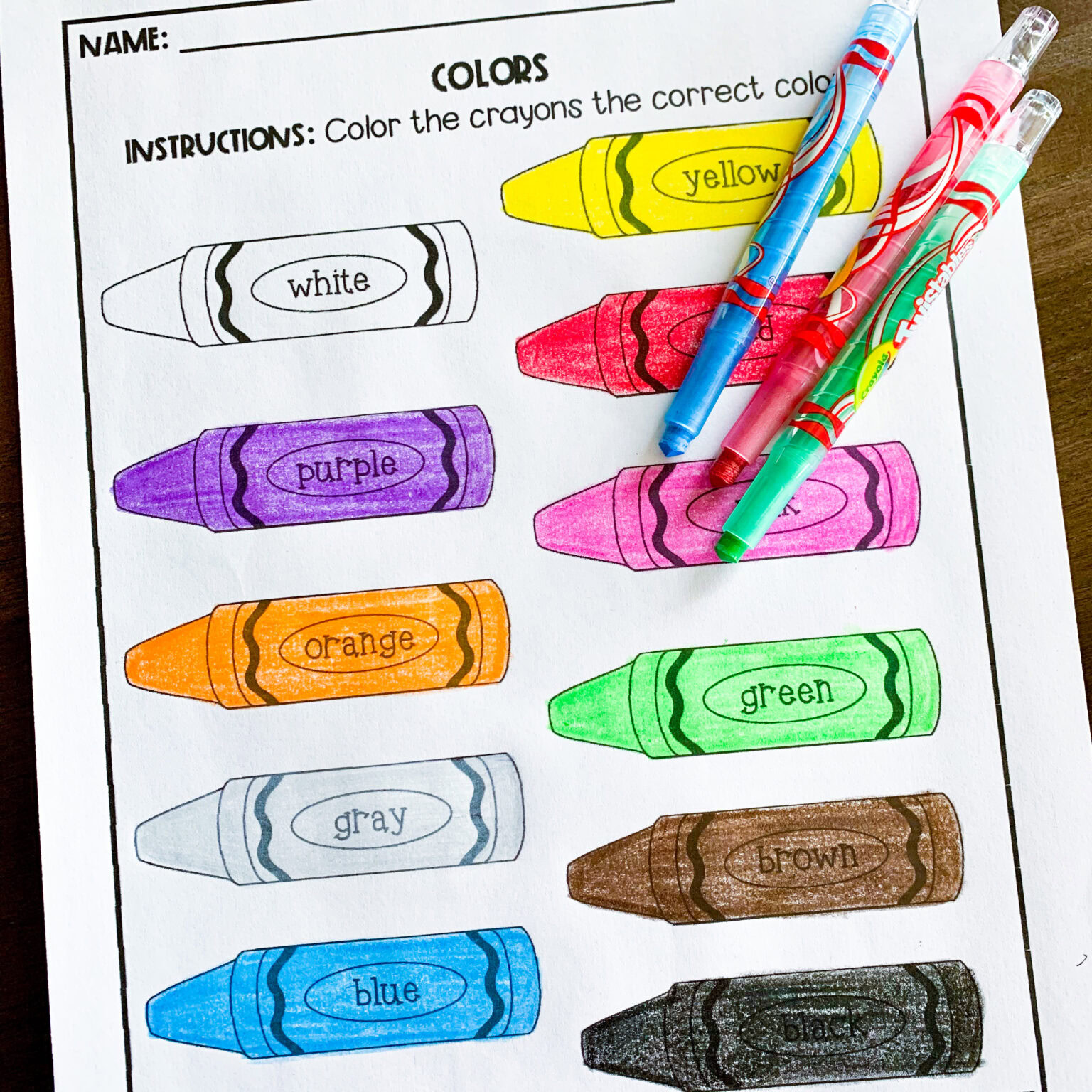 10 FREE Preschool Printables - The Stay-at-Home Teacher