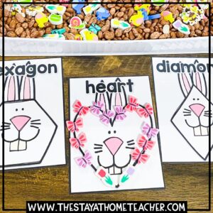 Spring Math and Literacy Sensory Bins for Little Learners - The Stay-at ...