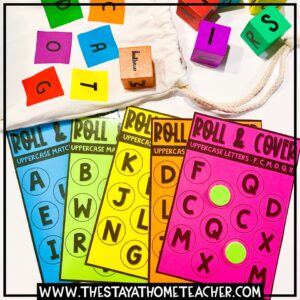 Math and Literacy Dice Games for Little Learners - The Stay-at-Home Teacher