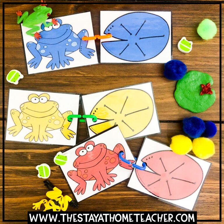 Pond Math and Literacy Activities for 2-5 Year Olds - The Stay-at-Home ...