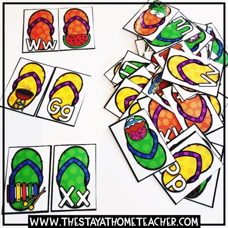 Summer Math and Literacy Centers for Little Learners - The Stay-at-Home ...