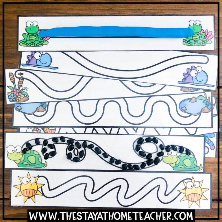 Pond Math and Literacy Activities for 2-5 Year Olds - The Stay-at-Home ...