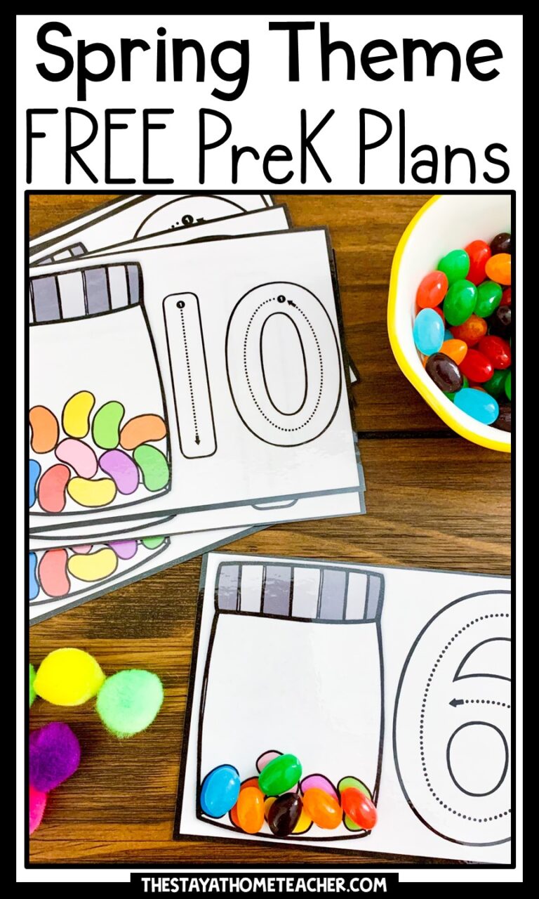 Spring Math and Literacy Plans for Little Learners - The Stay-at-Home ...