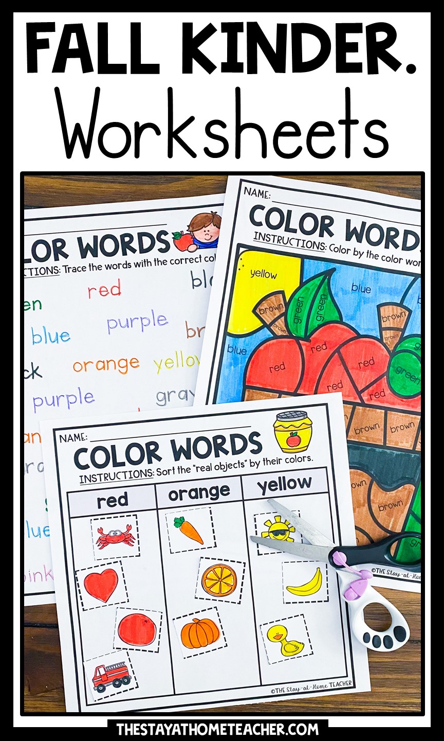 Fall Kindergarten Math and Literacy Binder for Homeschoolers - The Stay ...