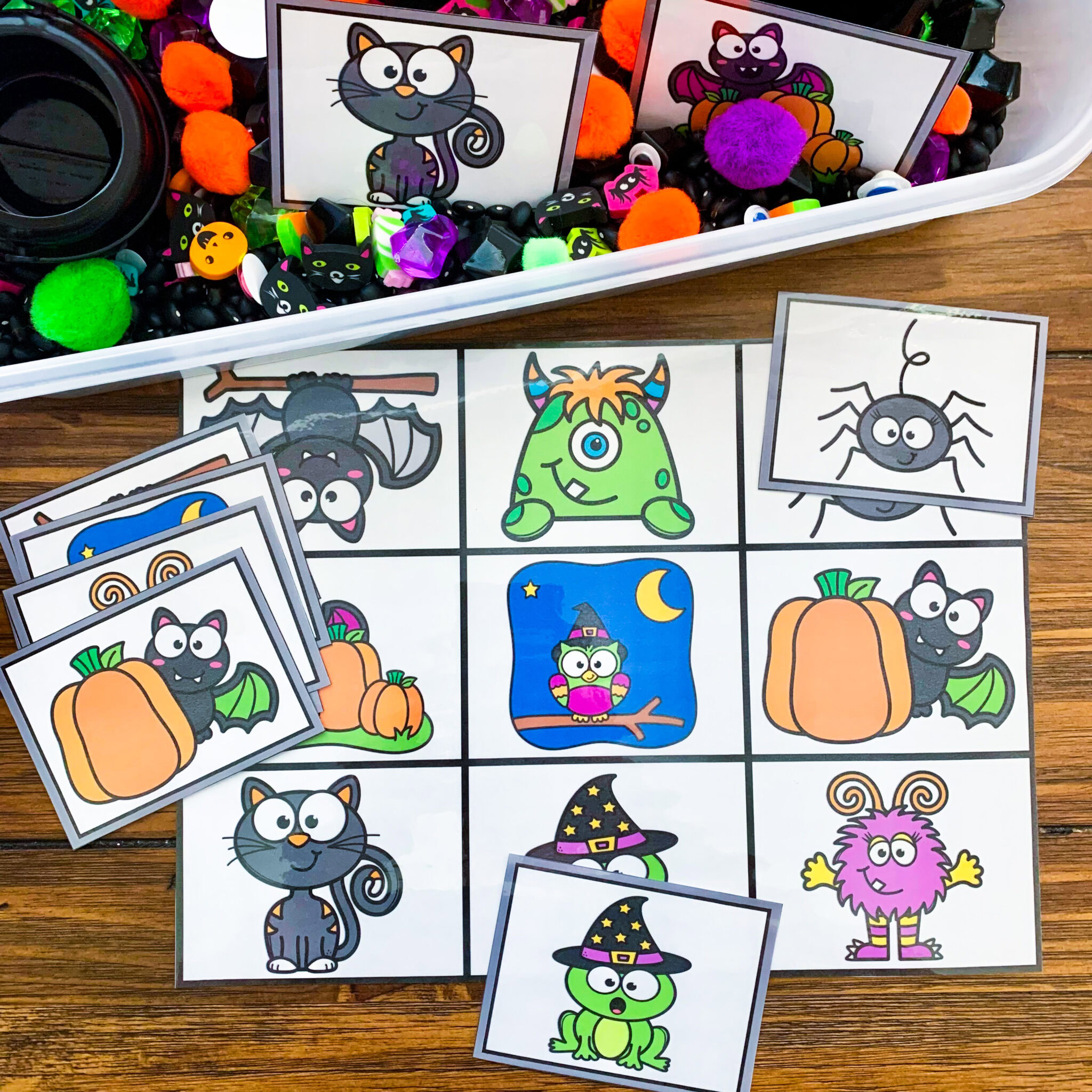 6 Fun Halloween Toddler Sensory Bins - The Stay-at-Home Teacher