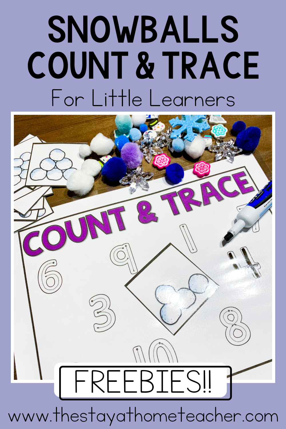 5 Free Winter Math and Literacy Activities for Preschool Children - The ...