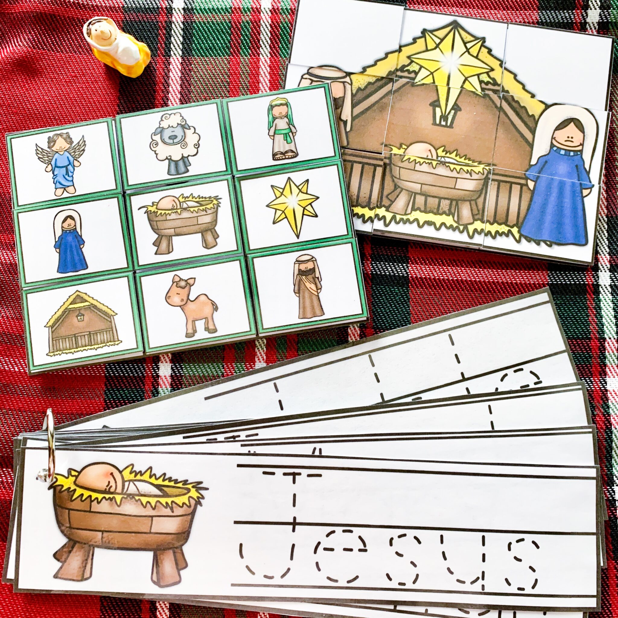 8 Free Nativity Activities for Preschool and Kindergarten - The Stay-at ...