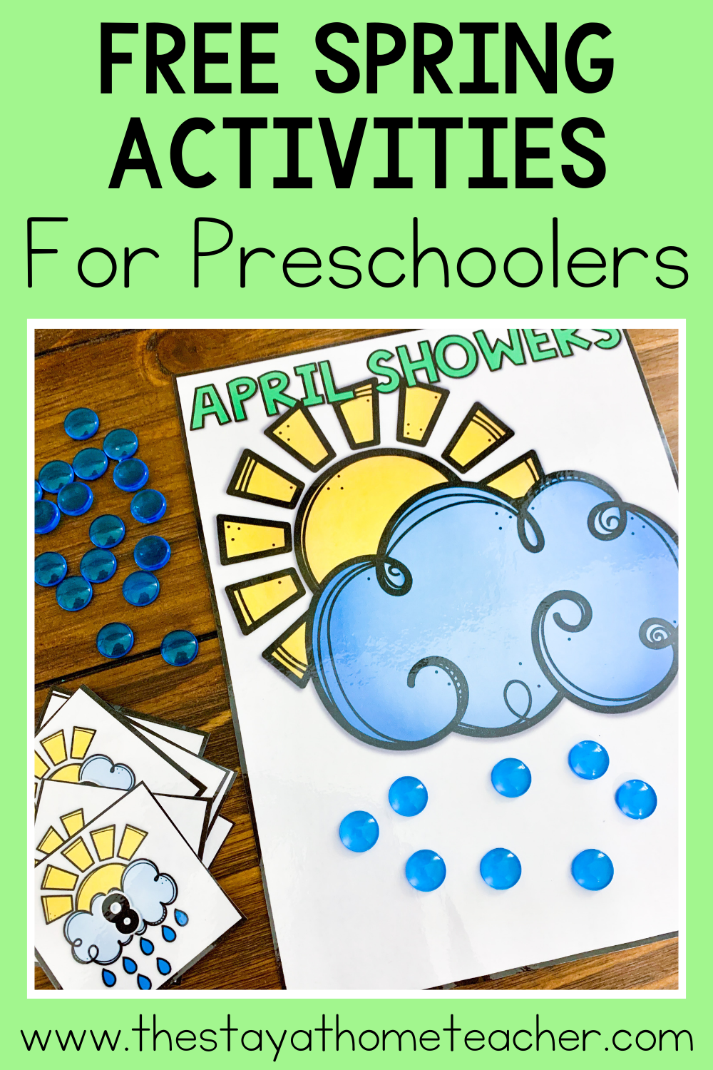 3 Free Spring Math and Literacy Activities for Preschool Children - The ...