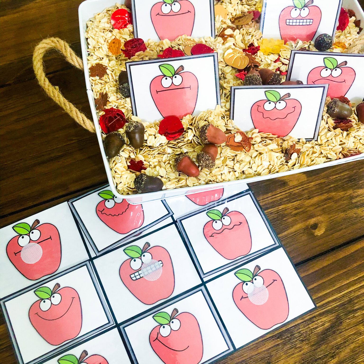 Apple Preschool Theme with 15 Fun Math & Literacy Activities - The Stay ...
