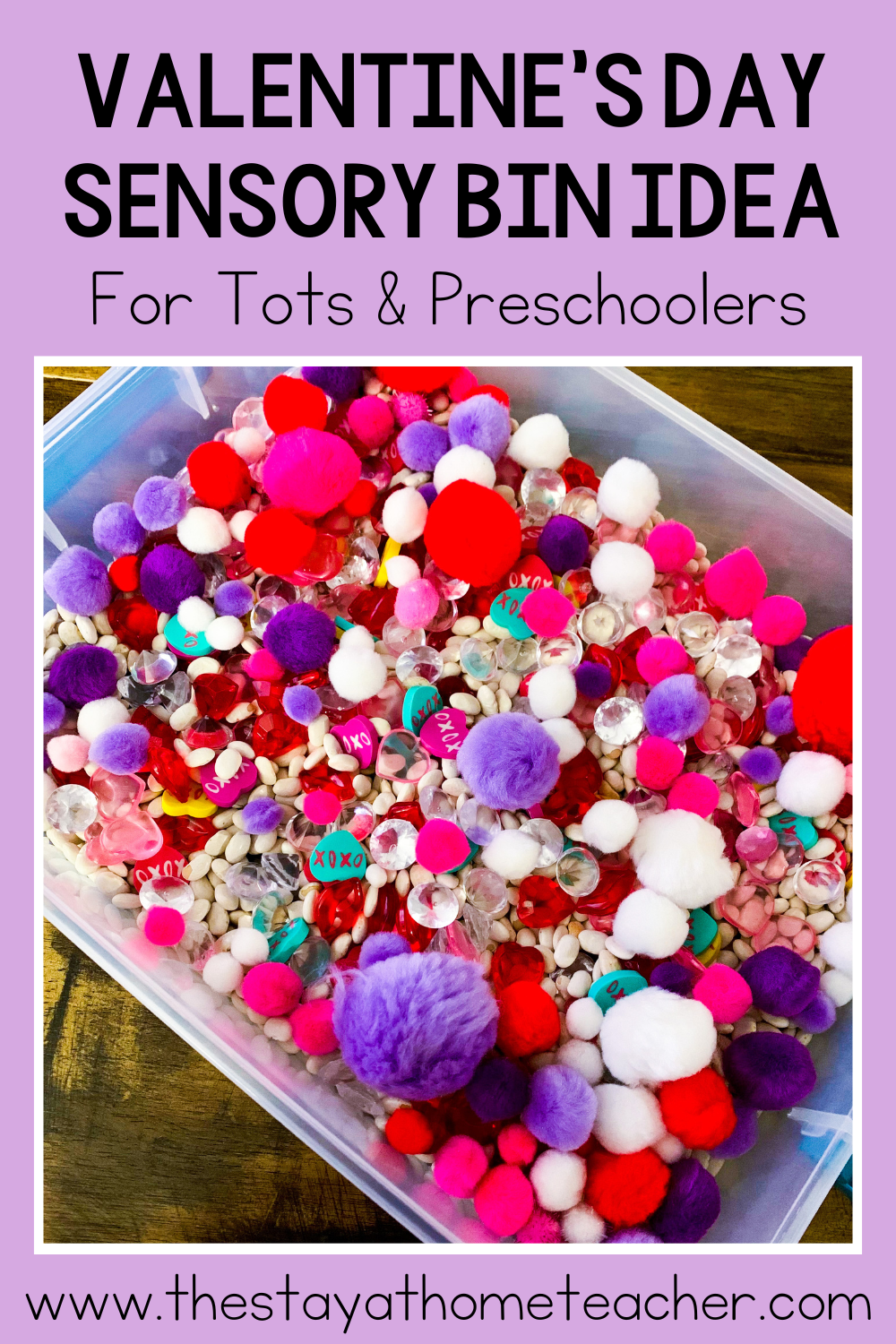 Valentine's Day Sensory Bins and Fine Motor Activities - The Stay-at ...