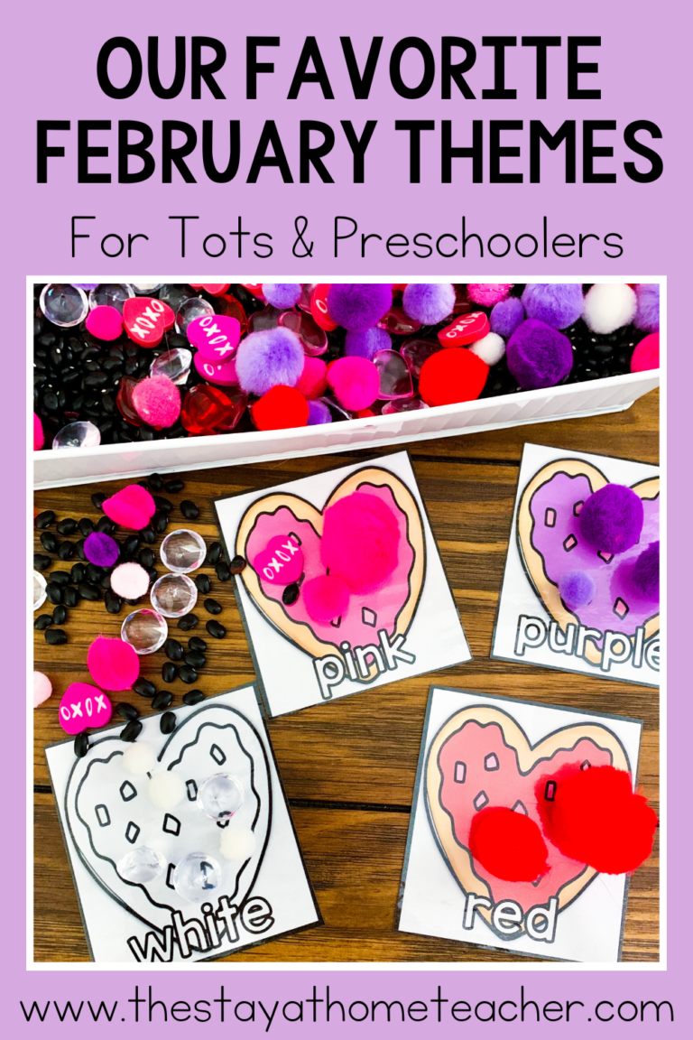 February Preschool Themes - The Stay-at-Home Teacher
