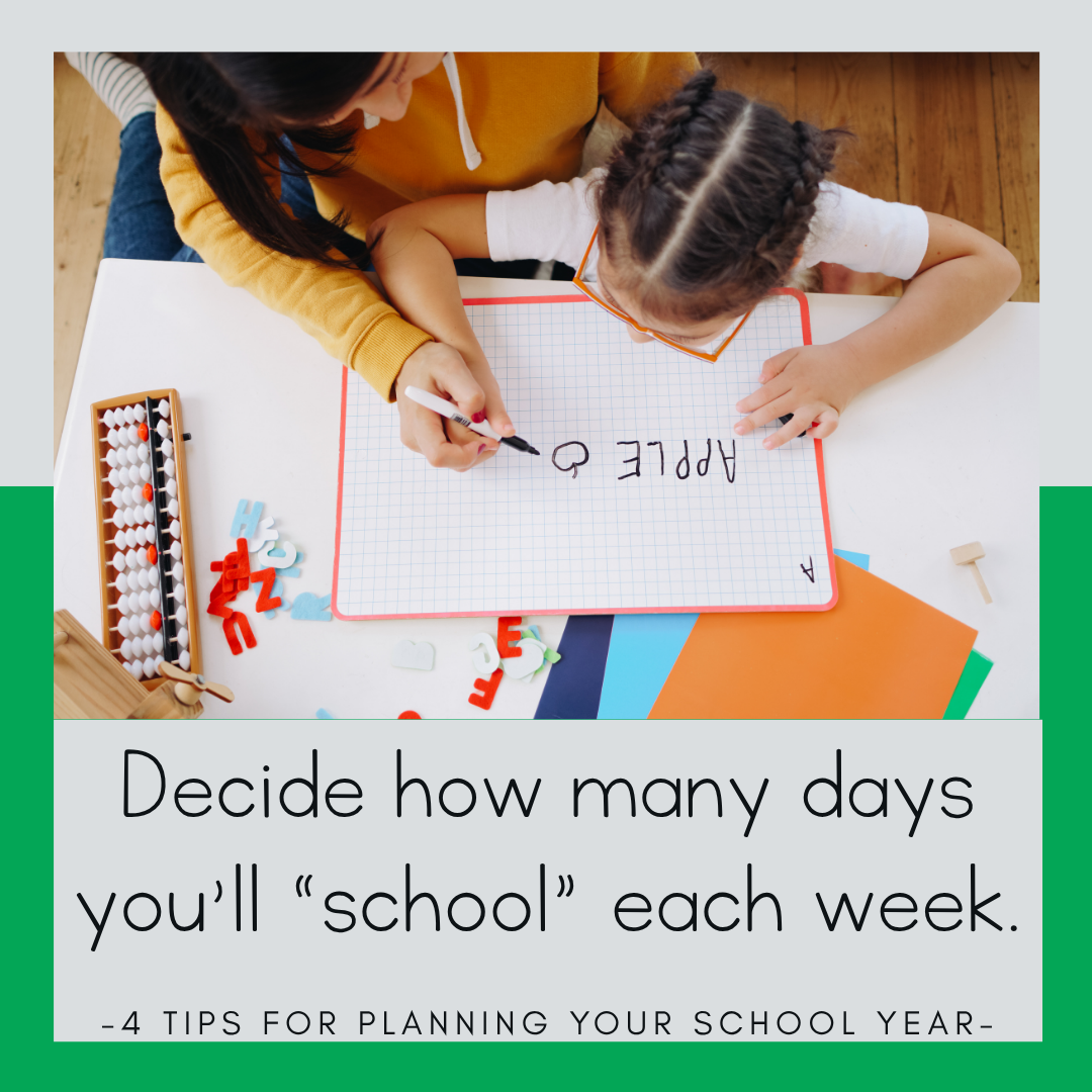 4 Tips for Planning a Happy New Homeschool Year - The Stay-at-Home Teacher