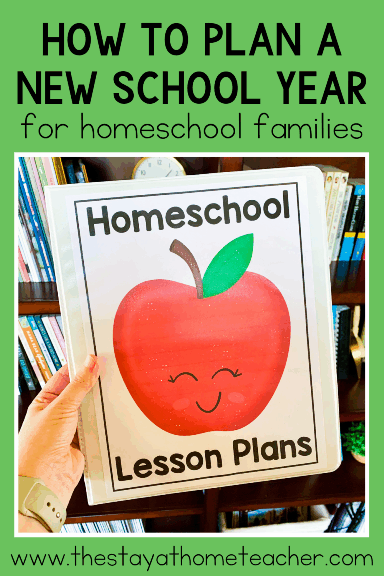 4 Tips for Planning a Happy New Homeschool Year - The Stay-at-Home Teacher