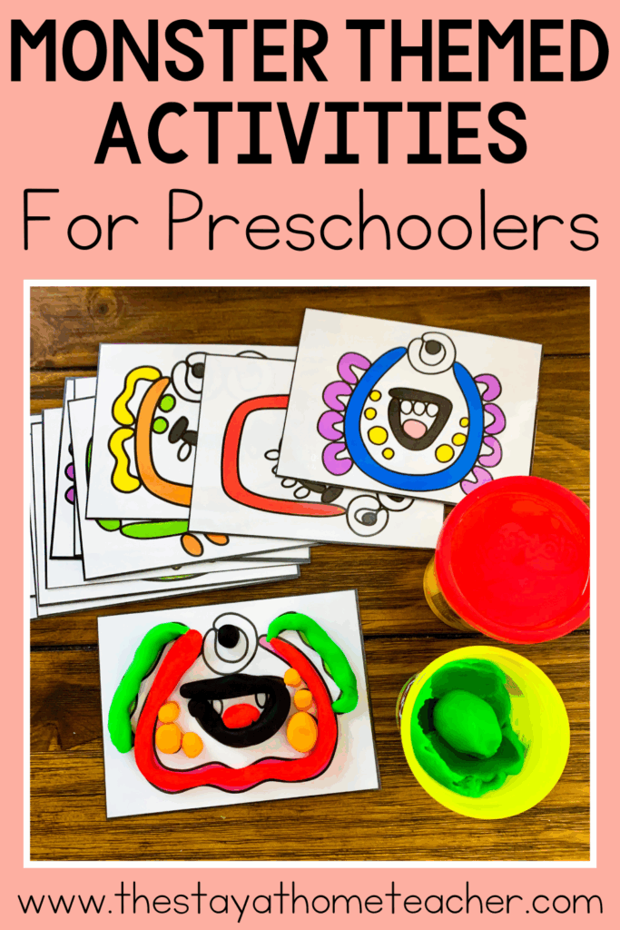 Halloween Monster Preschool Theme with 15 Fun Math & Literacy ...
