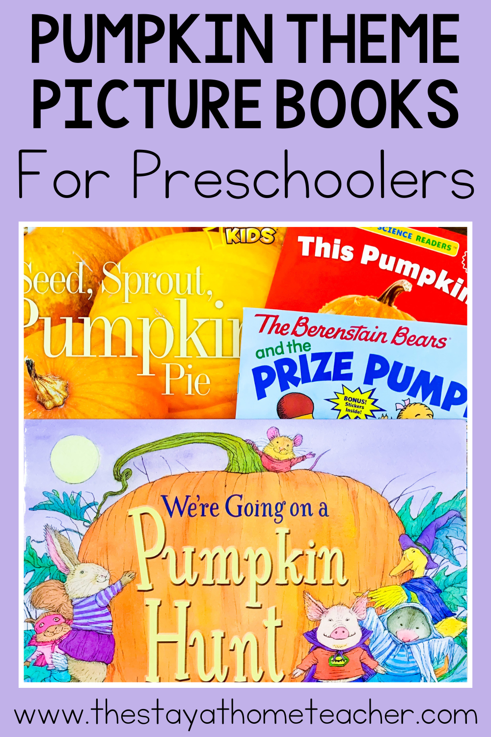 8 Fun Pumpkin Books and Activities for Preschool Children - The Stay-at ...