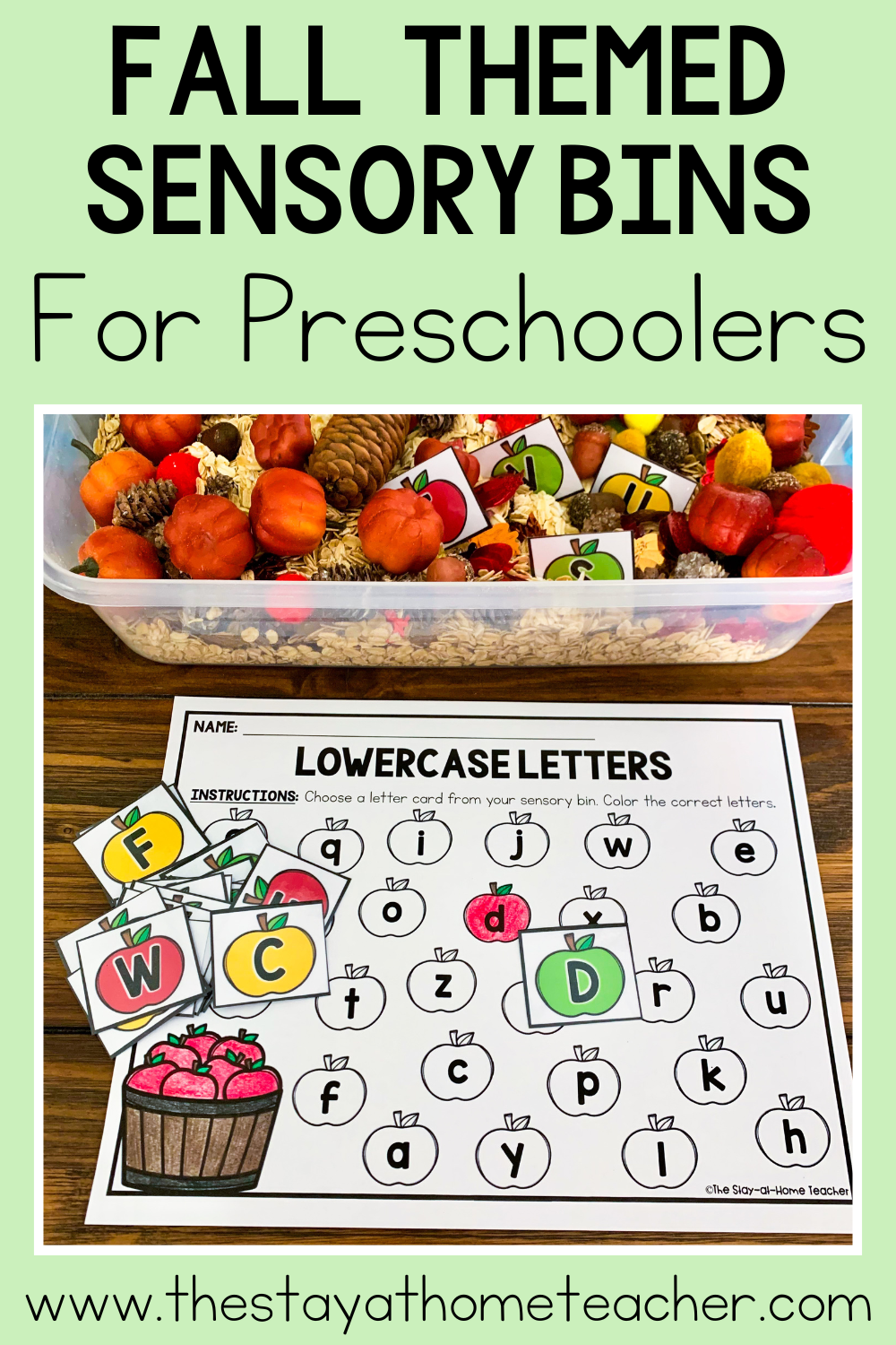 10+ Fun Fall Activities for Preschool Children - The Stay-at-Home Teacher