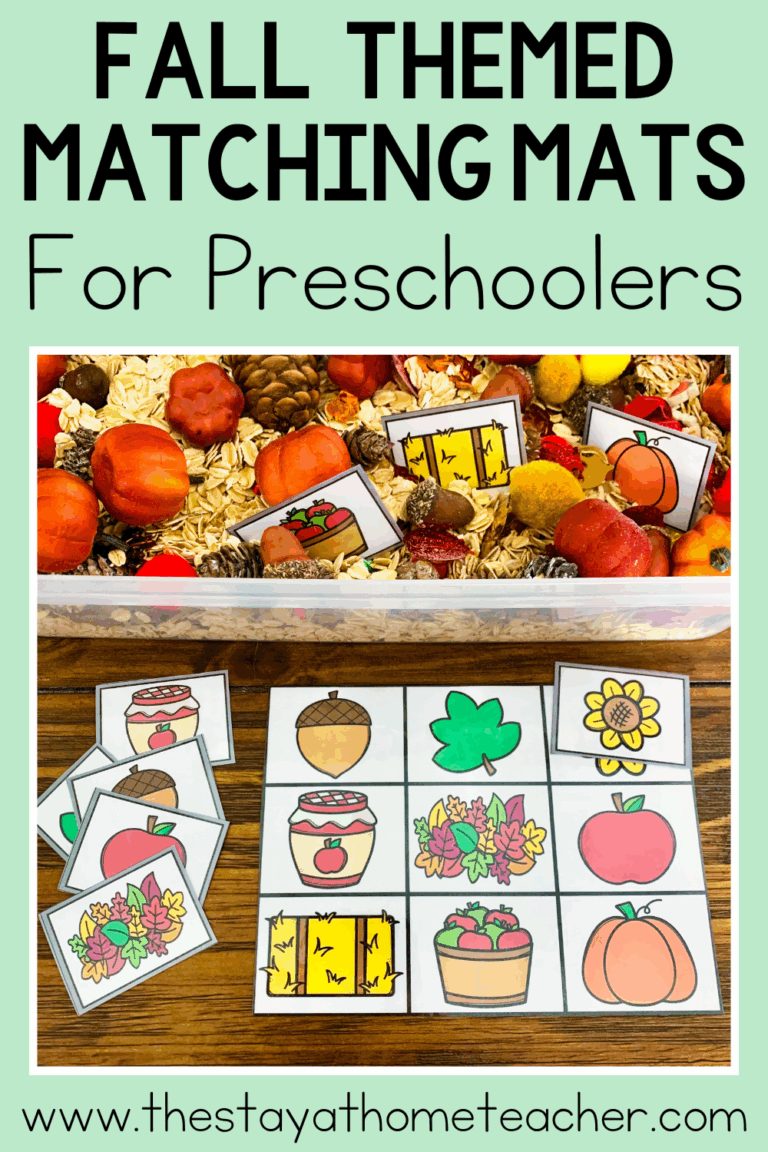 10+ Fun Fall Activities for Preschool Children - The Stay-at-Home Teacher