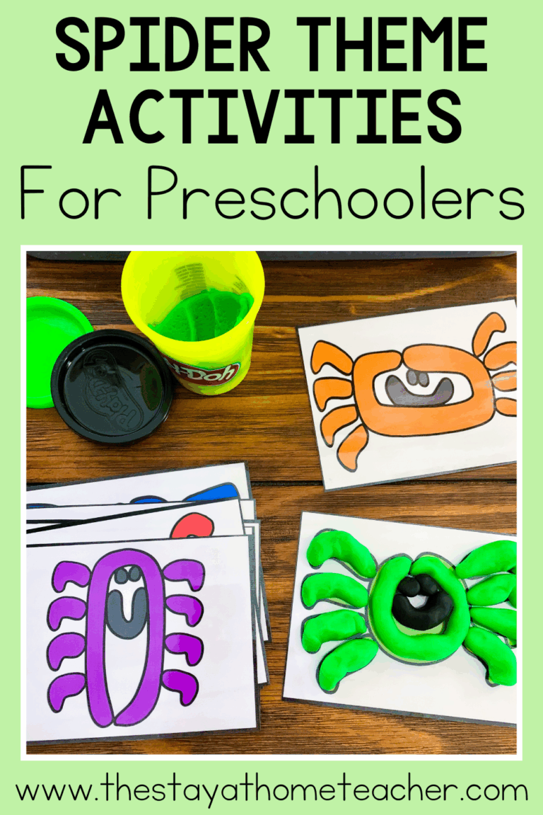 5+ Fun Spider Activities for Preschool Children - The Stay-at-Home Teacher