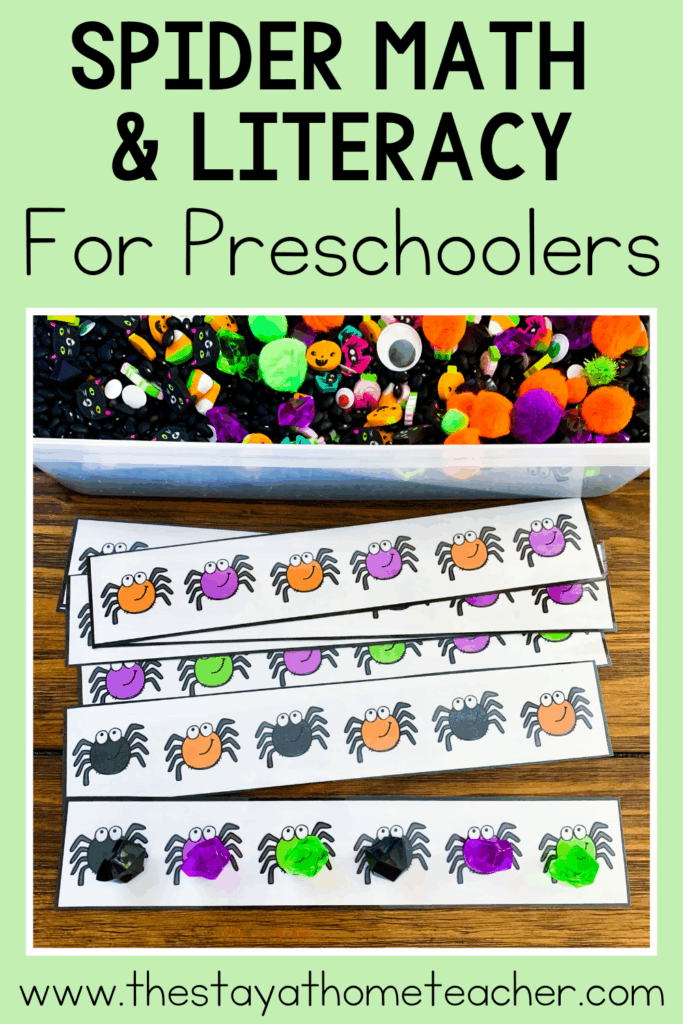 Spider Preschool Theme with 15 Fun Math & Literacy Activities - The ...