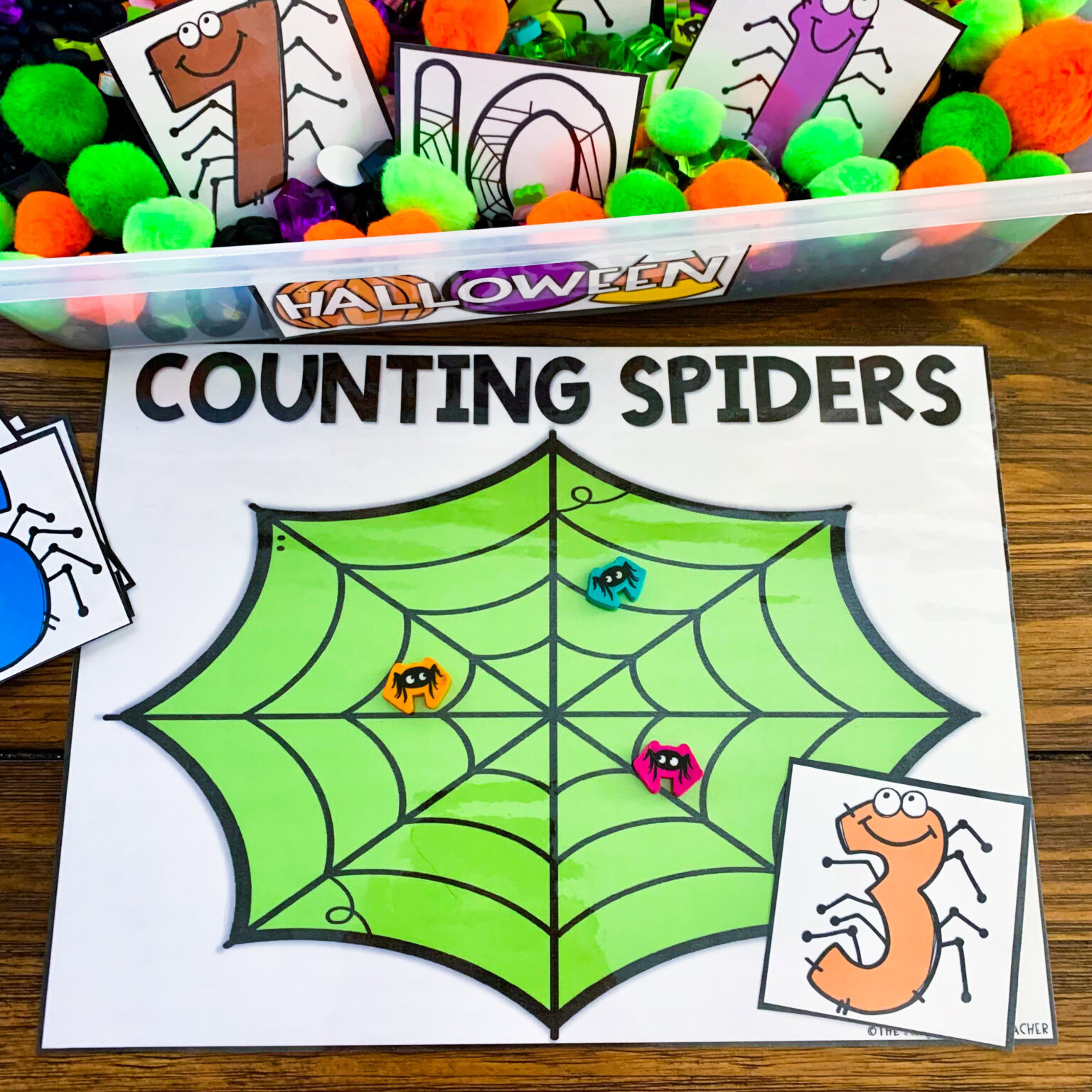 Spider Preschool Theme with 15 Fun Math & Literacy Activities - The ...