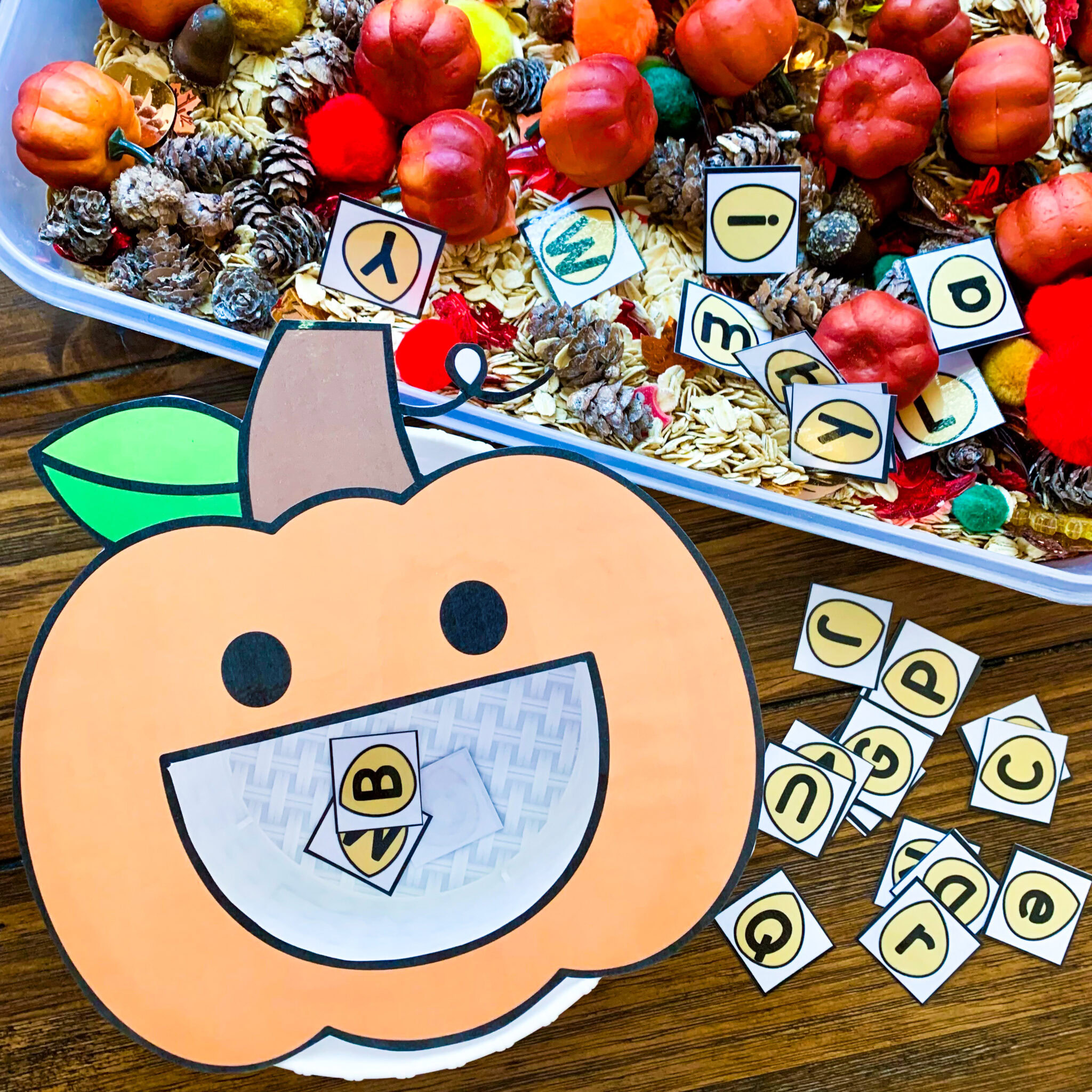 Pumpkin Preschool Theme with 15 Fun Math & Literacy Activities - The ...
