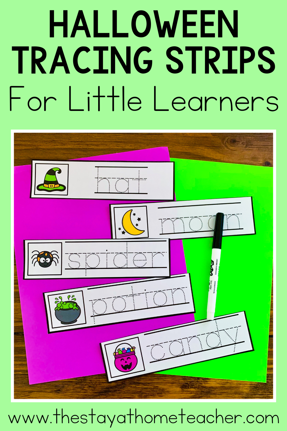 5 Fun Halloween Vocabulary Centers for Children - The Stay-at-Home Teacher