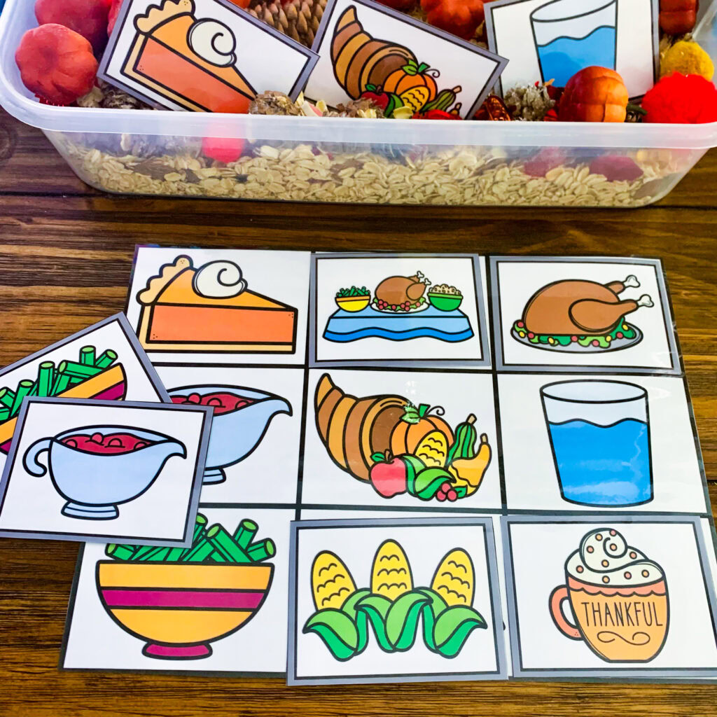 6 Fun Thanksgiving Toddler Sensory Bins - The Stay-at-Home Teacher