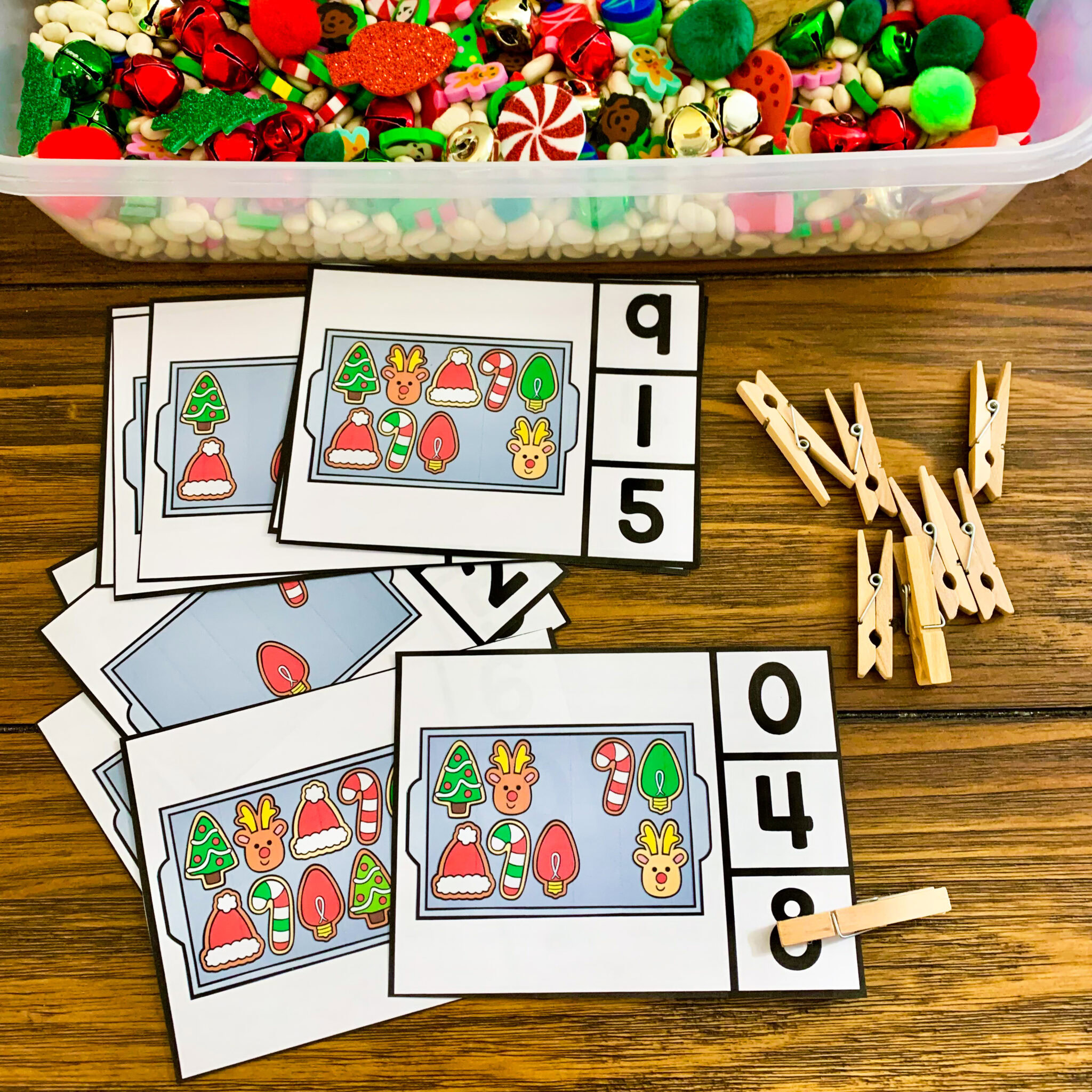 Christmas Cookie Preschool Theme with 6 Fun Math & Literacy Activities ...